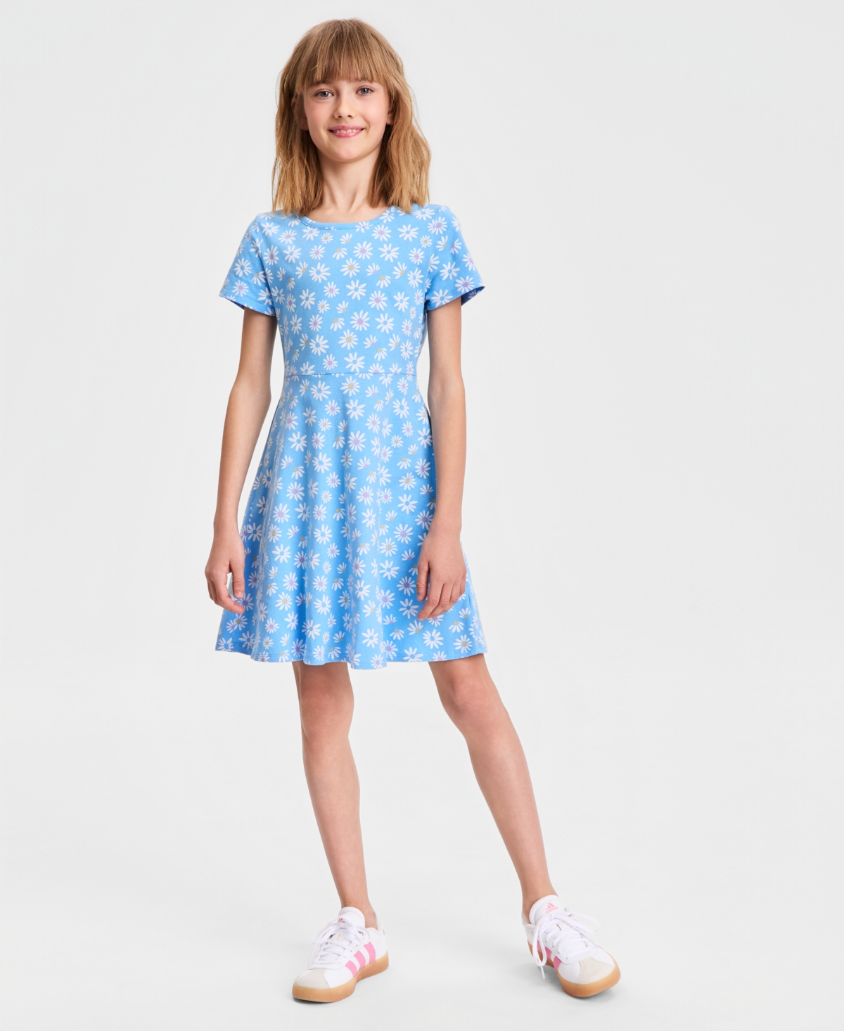 Click here for Epic Threads Girls 5-20 Daisy-Print Knit Dress  Ma... prices