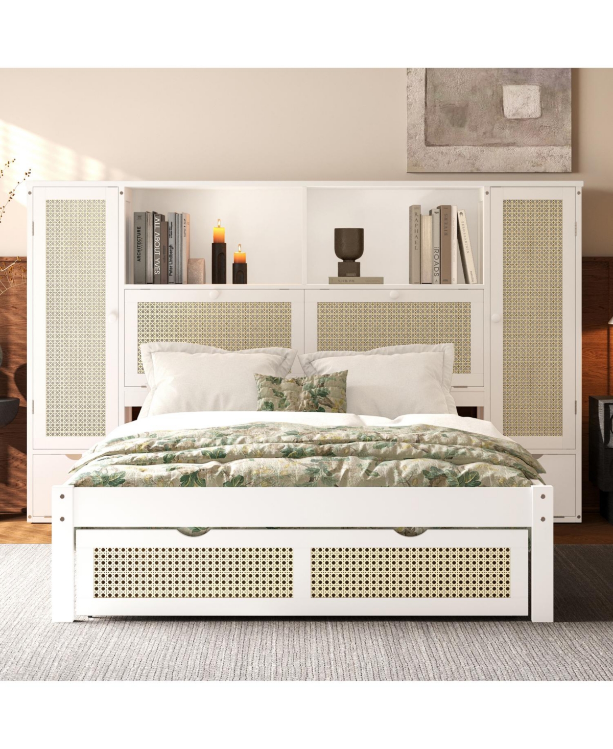 Click here for Streamdale Furniture Wooden Platform Bed with Stor... prices