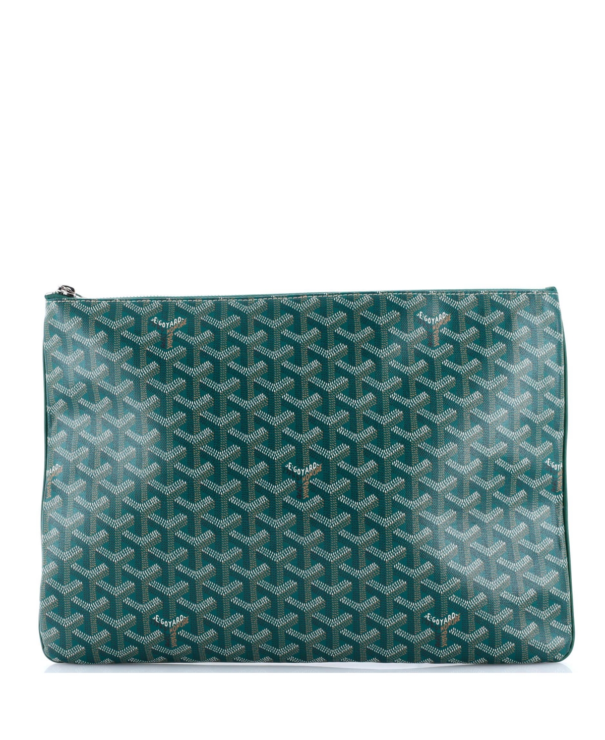 Click here for Pre-Owned Goyard Gm Senat Zip Pouch Coated Canvas... prices