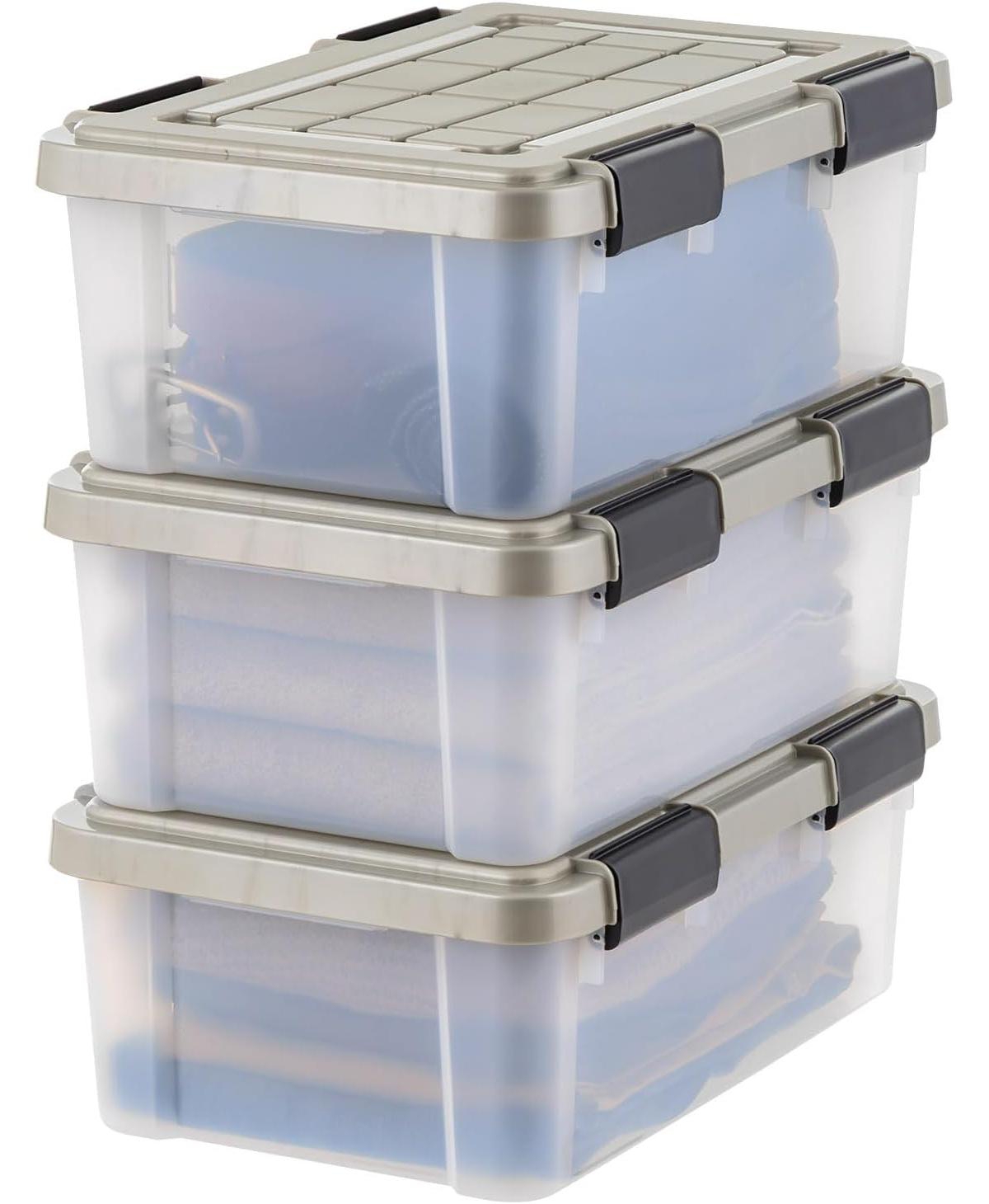 Click here for Iris Usa 16 Qt Storage Bins with Gasket Seal Lid... prices