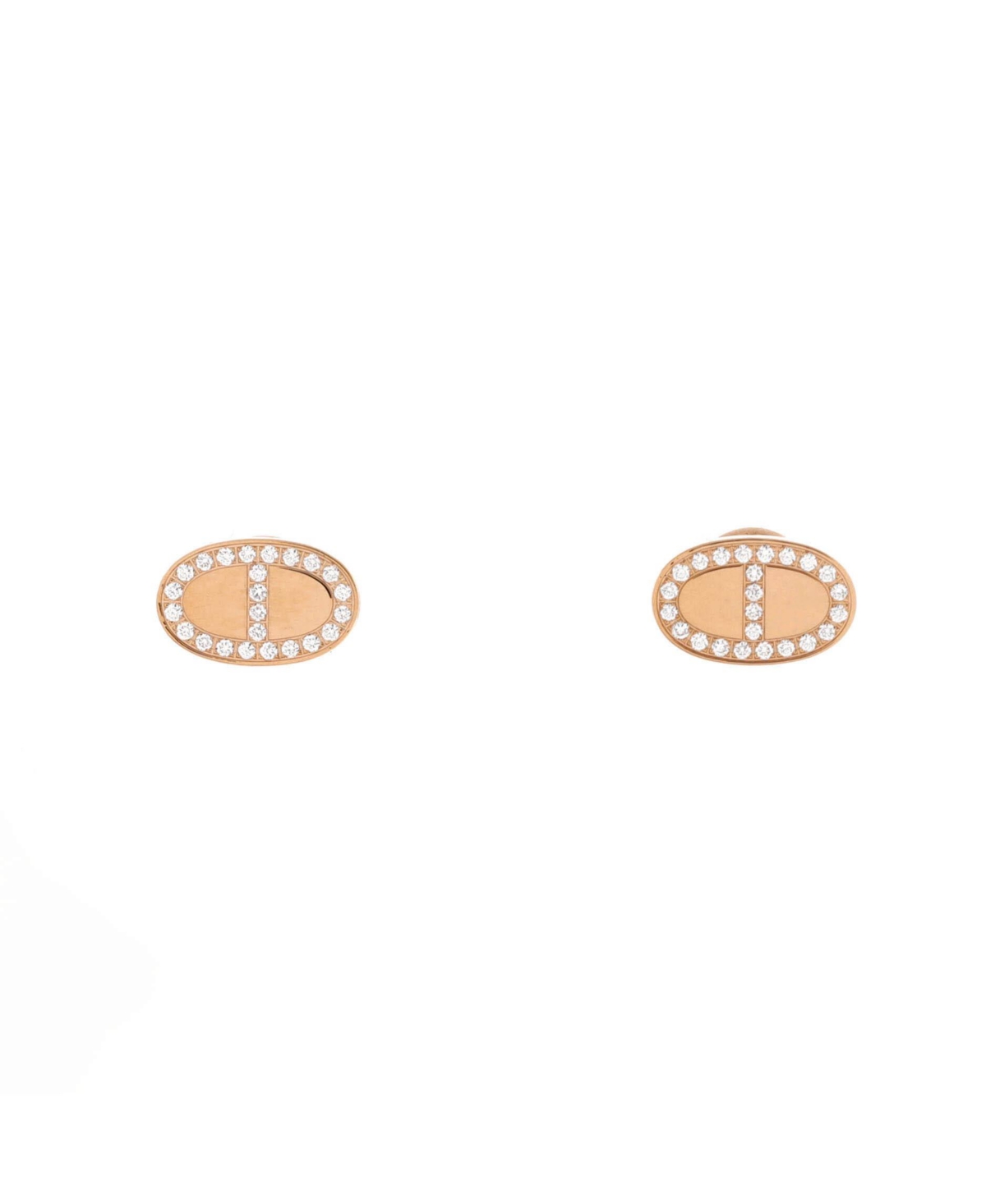 Click here for Pre-Owned HERMES Chaine dAncre Contour Stud Earrin... prices
