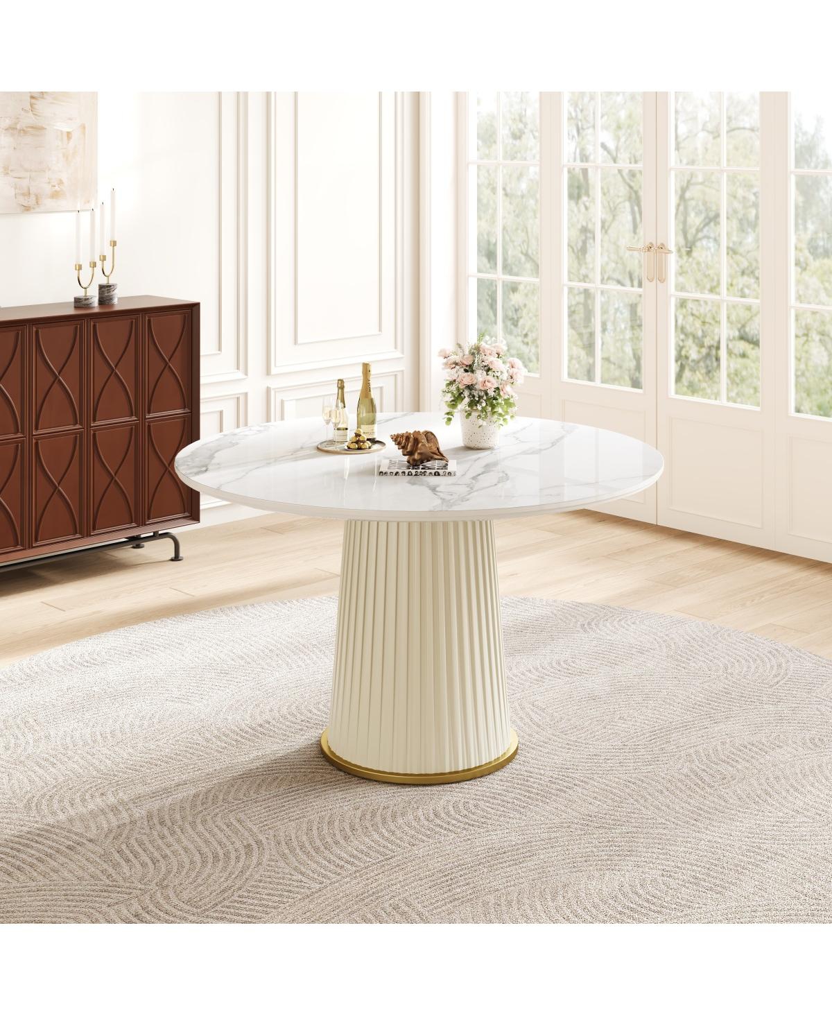 Click here for Streamdale Furniture Modern 43.3" Round Dinin... prices