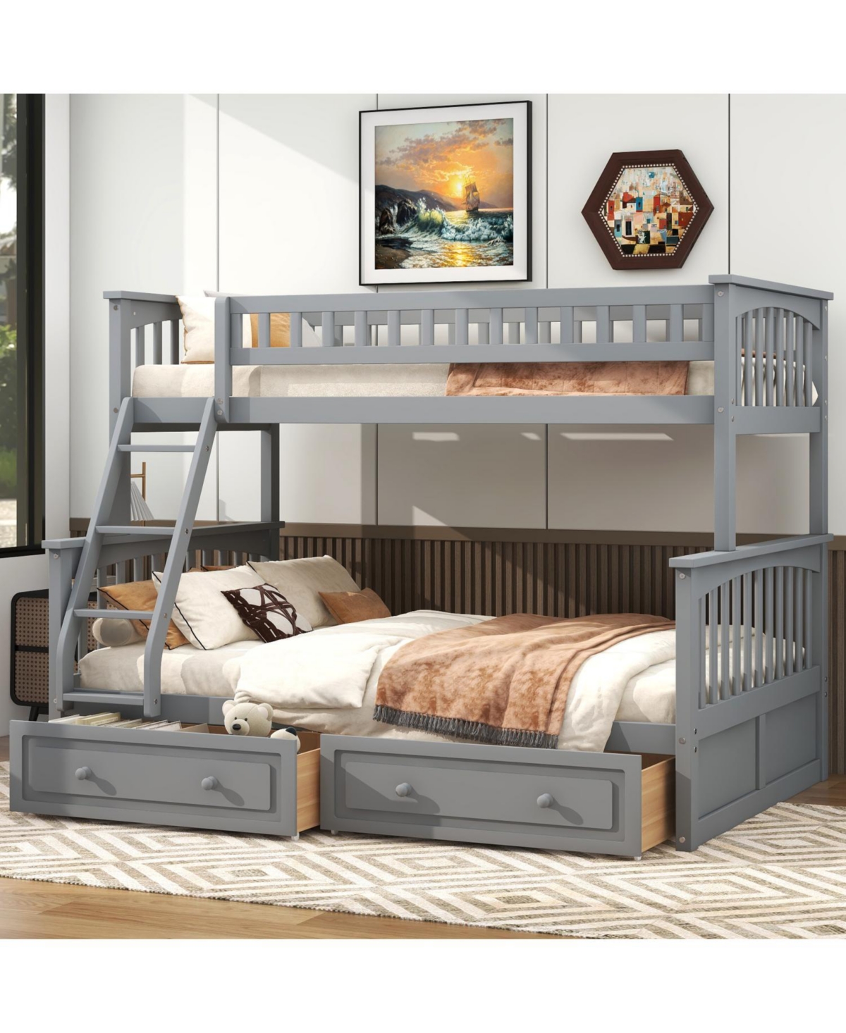 Click here for Streamdale Furniture Twin over Full Bunk Bed with... prices