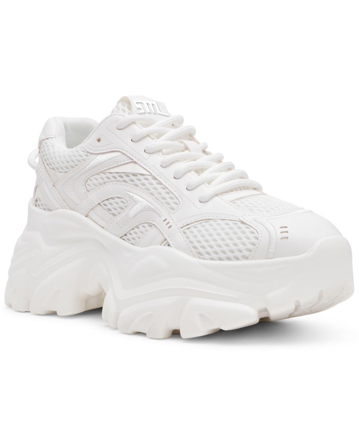 Click here for Steve Madden Womens Ripper Platform Lace-Up Sneake... prices