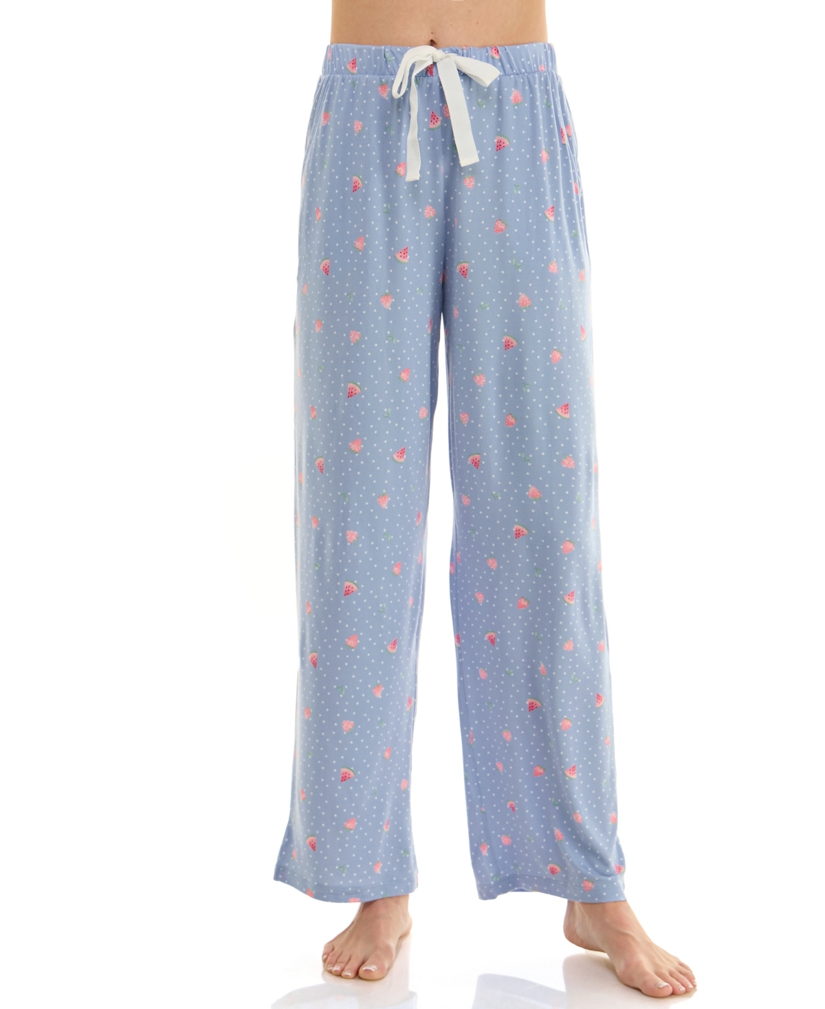 Click here for Roudelain Womens Open Leg Mid-Rise Sleep Pants - S... prices