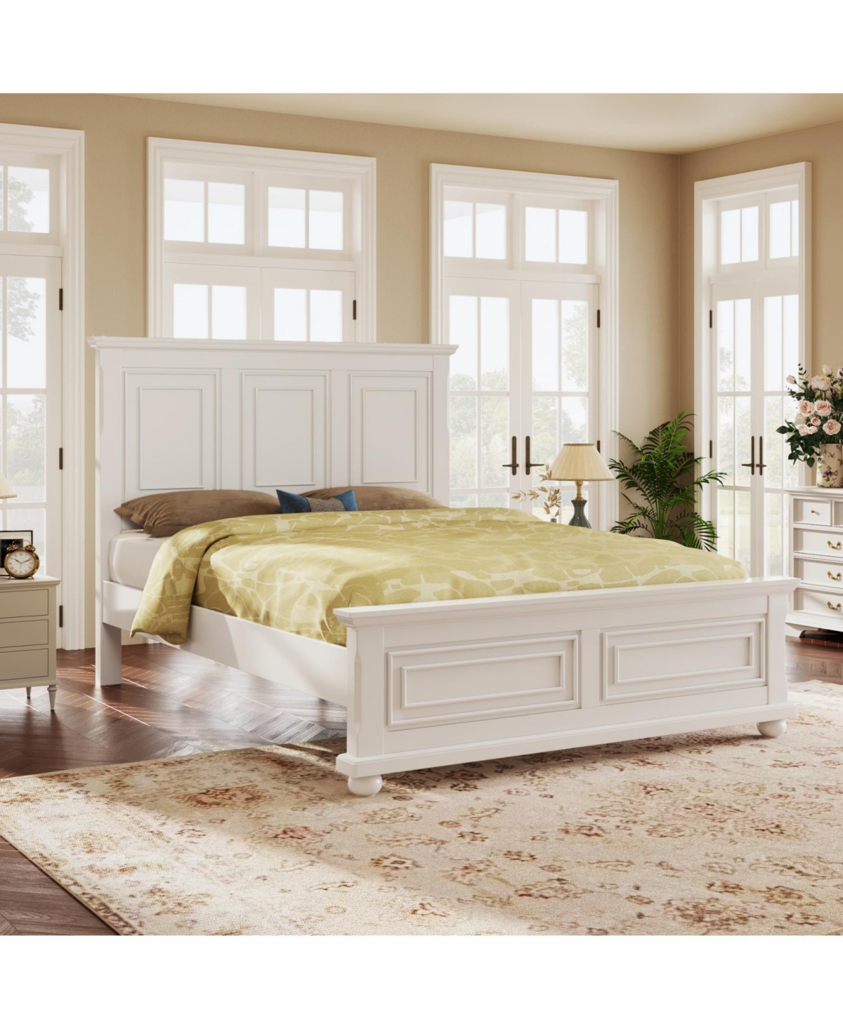 Click here for Streamdale Furniture Pinewood Vintage Queen Bed Fr... prices