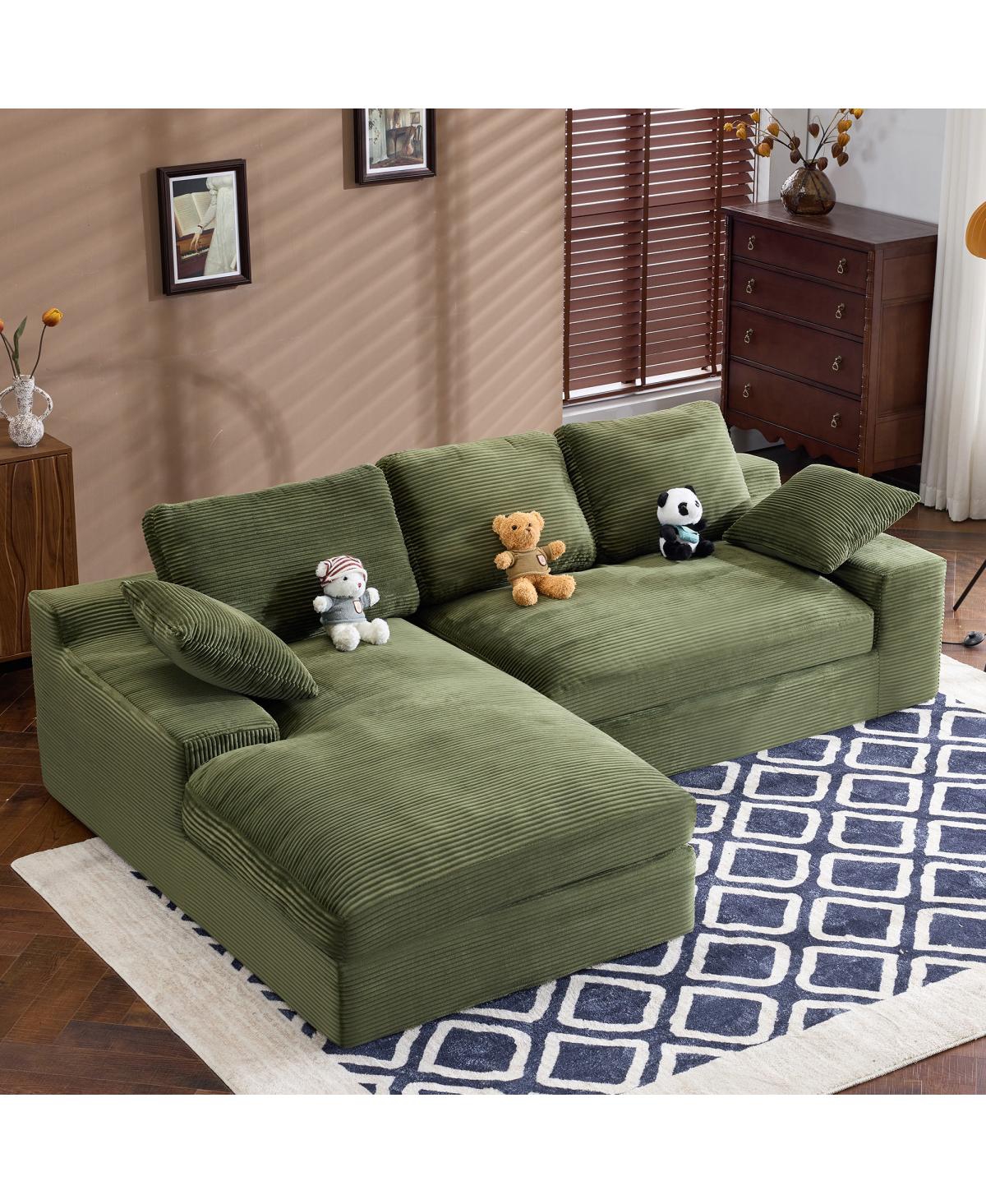 Click here for Streamdale Furniture Corduroy Compressed Sofa: Sof... prices