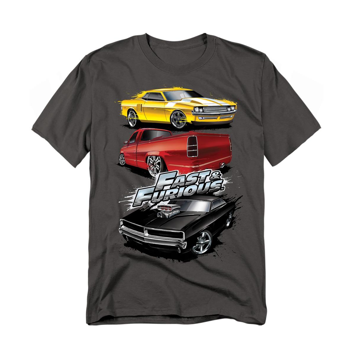 Click here for Fast & Furious Mens Muscle Car Splatter T Shirt -... prices
