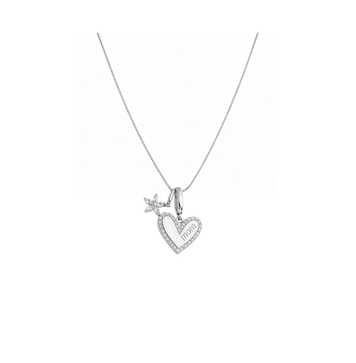 Click here for Hollywood Sensation Sophia Mom Pave Heart & Floral... prices