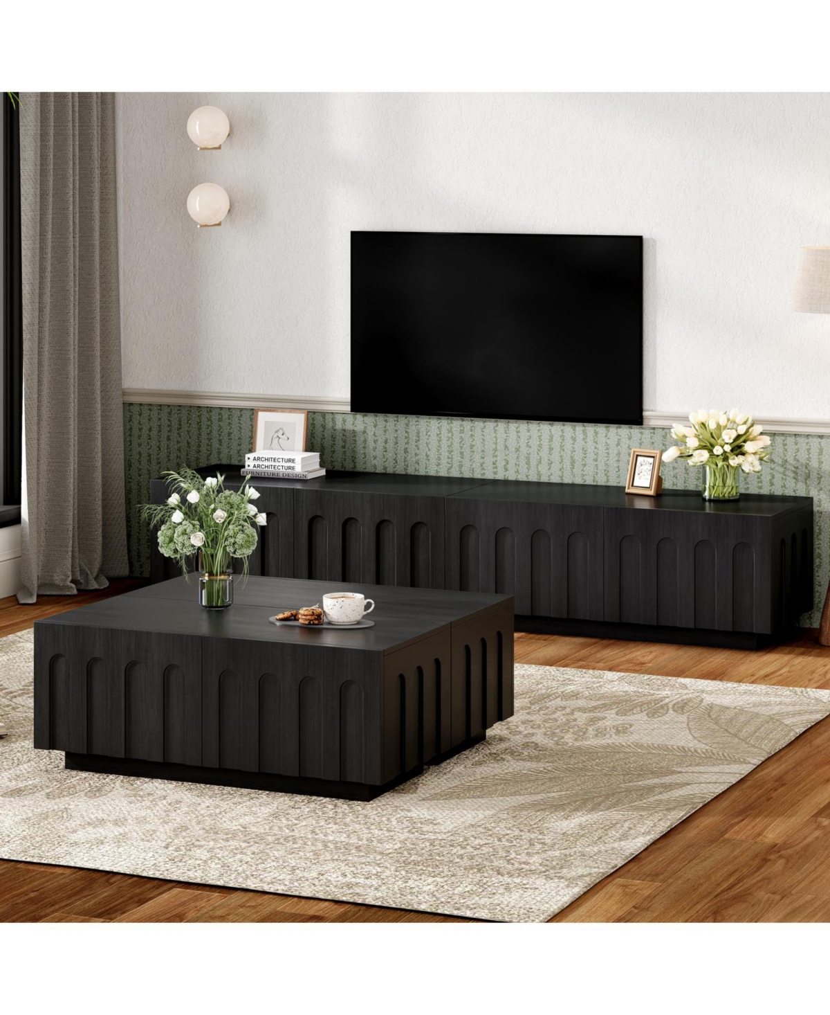 Click here for Streamdale Furniture Streamdale Elegant Tv Stand &... prices