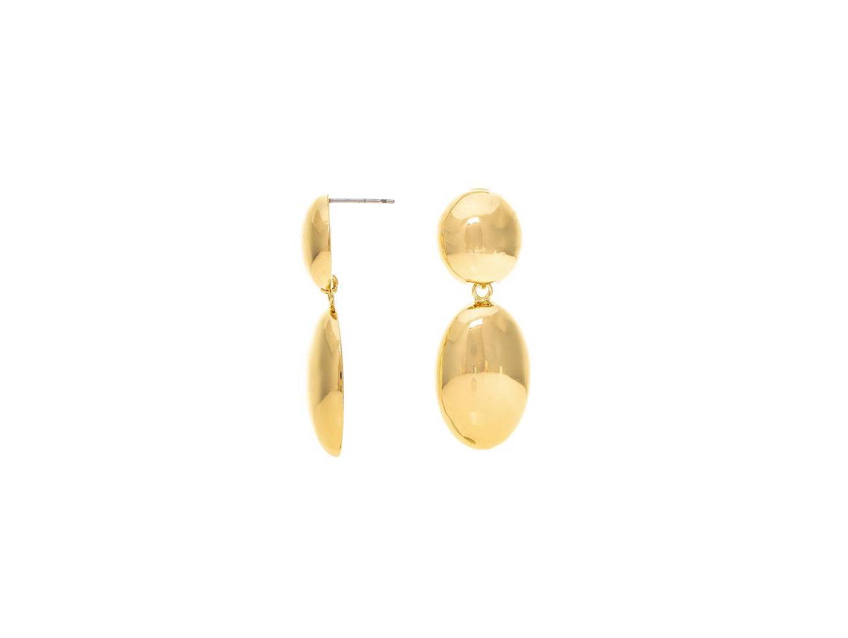 Click here for Rivka Friedman Polished Chunky Double Drop Dangle... prices