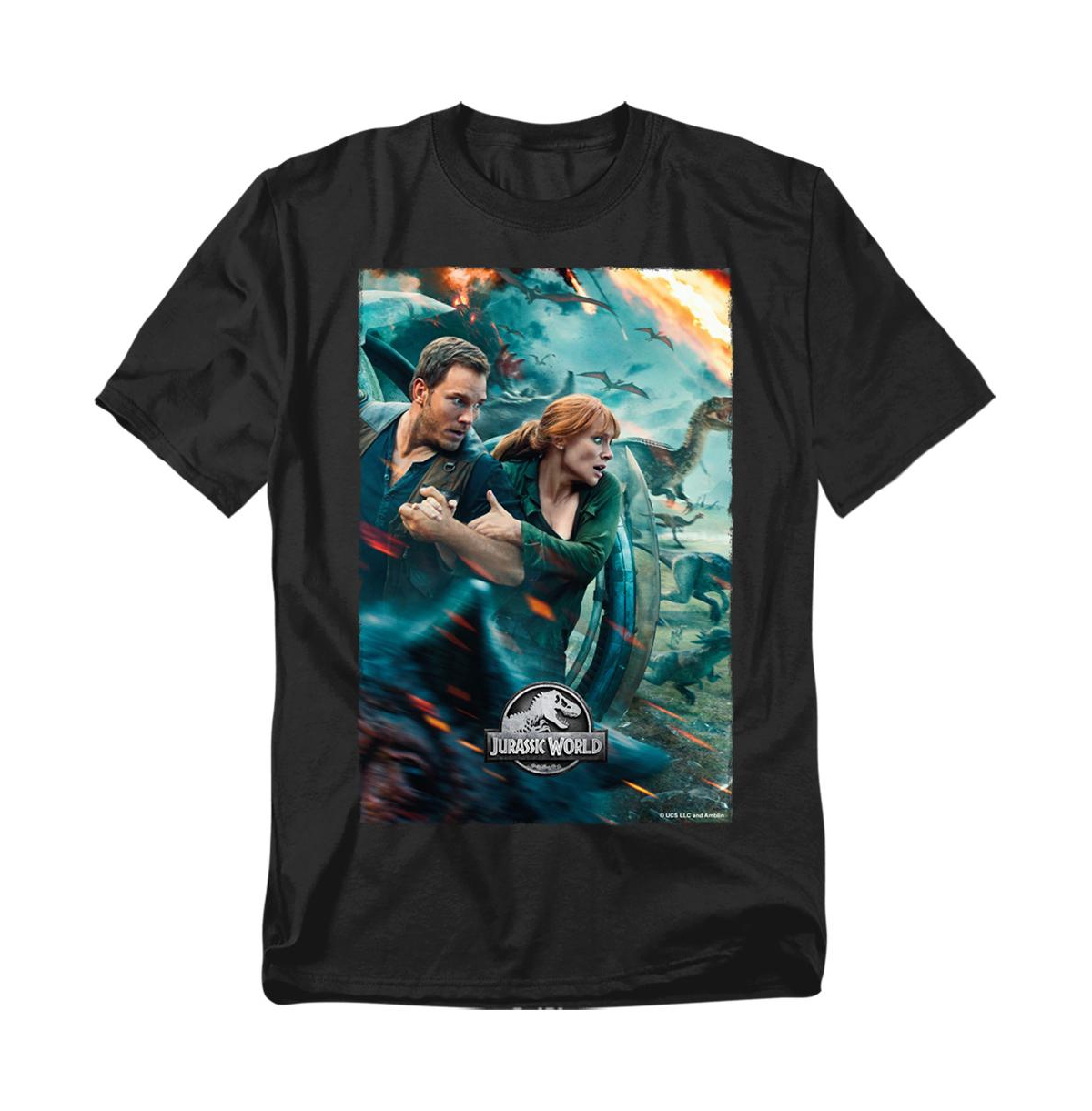Click here for Jurassic Park Mens Run Poster T Shirt - Black prices