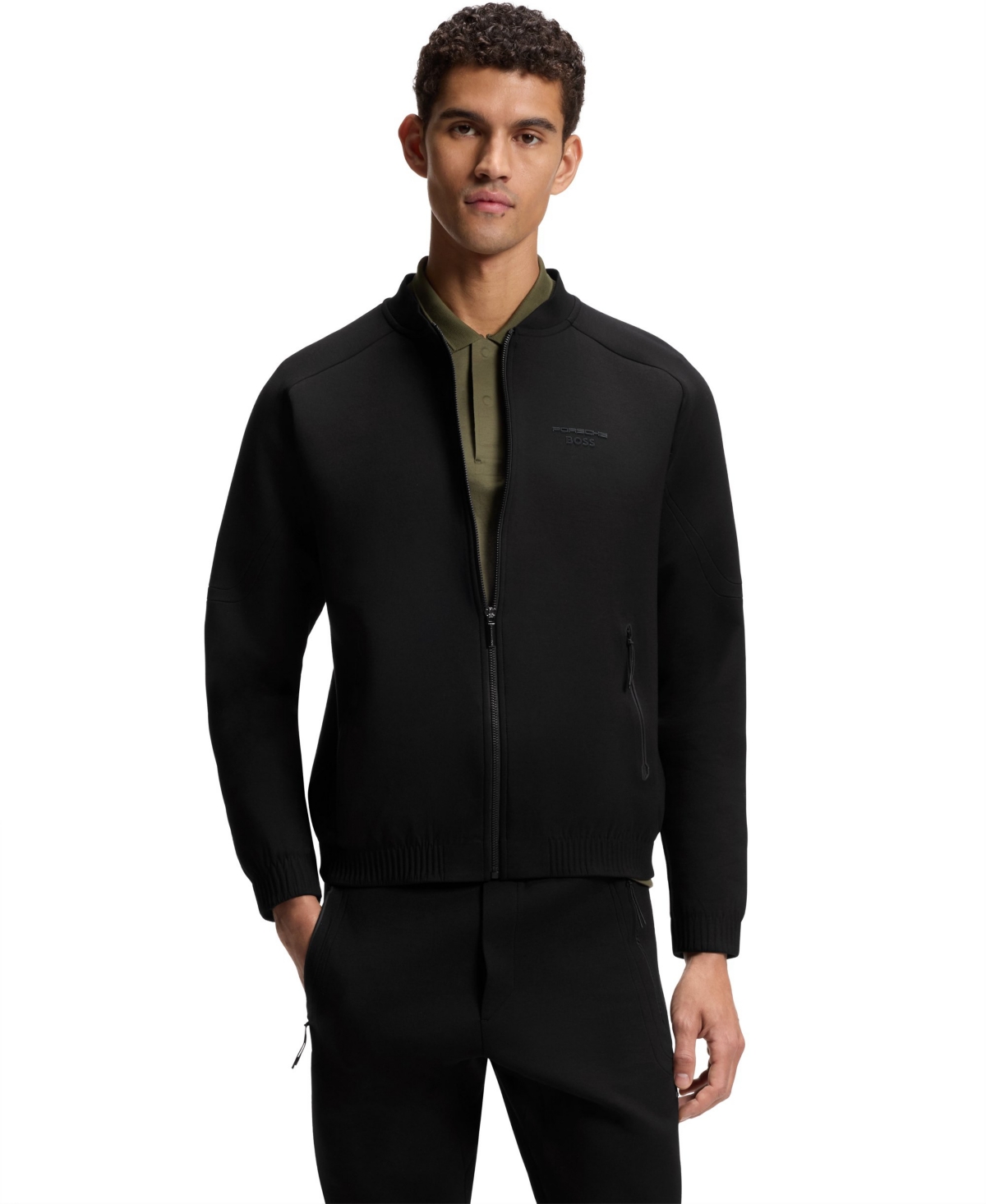 Click here for Boss x Porsche Mens Embossed Artwork Zip-Up Sweats... prices