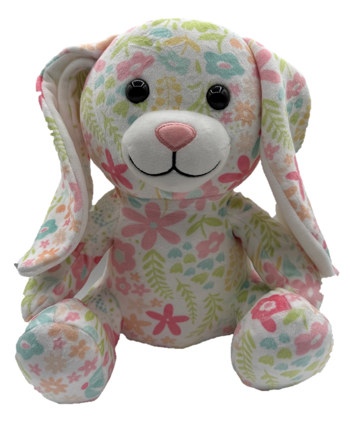 Click here for Wild Hippo Bunny Prints Plush Easter Bunny - Multi... prices