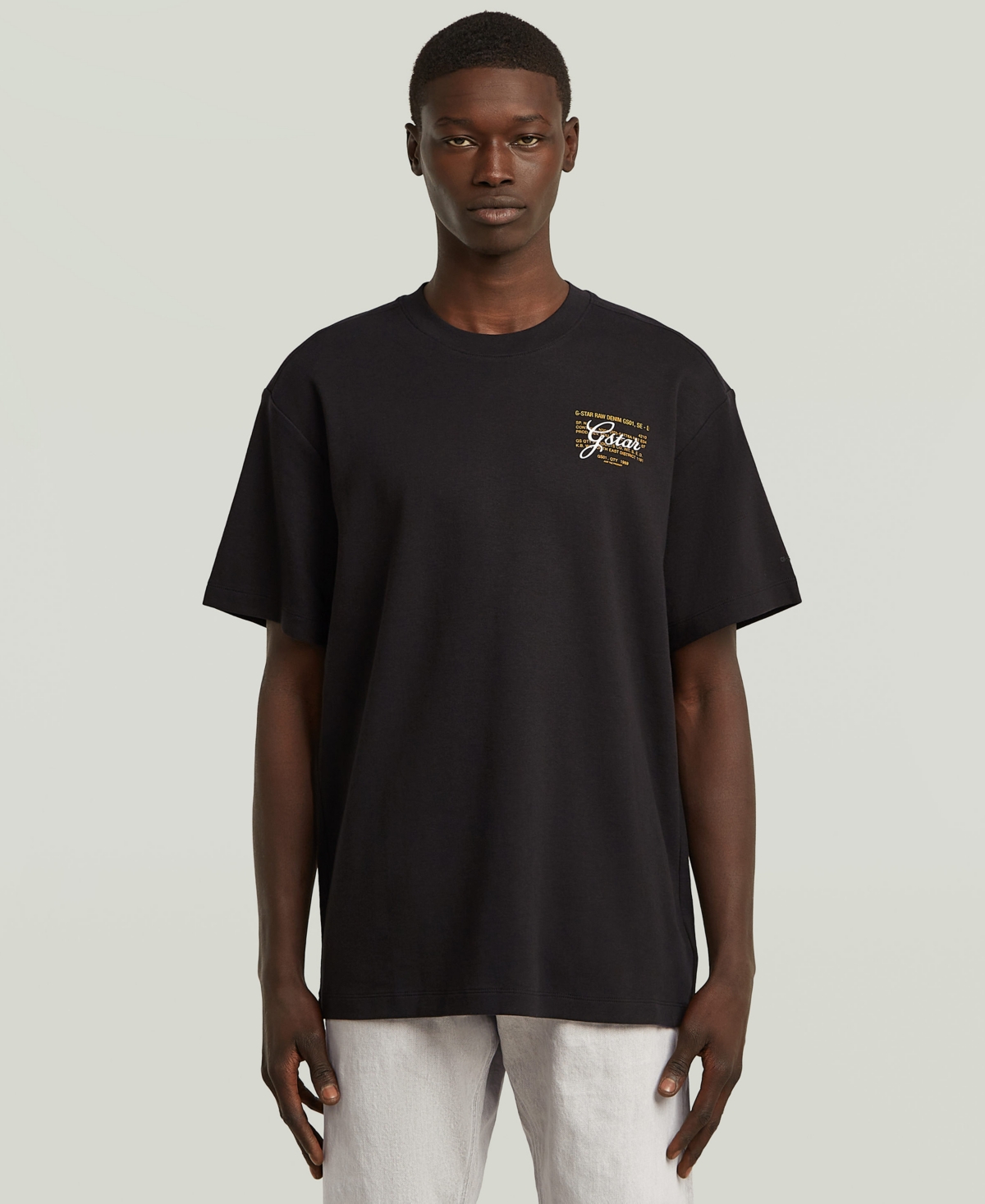 Click here for G-Star Raw Mens The Script Crewneck T-Shirt - Dark... prices