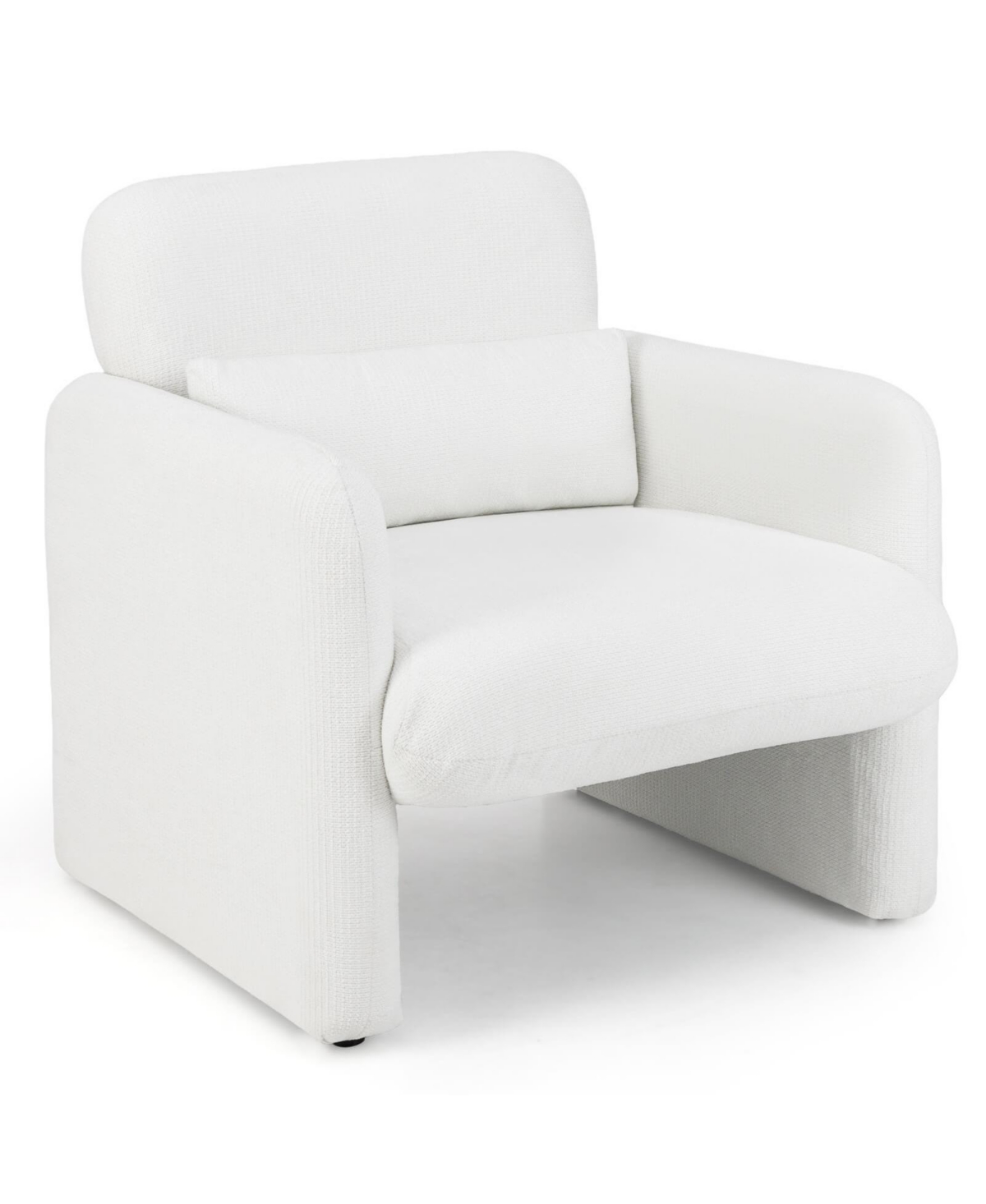 Click here for Costway Chenille Accent Chair with Removable Lumba... prices