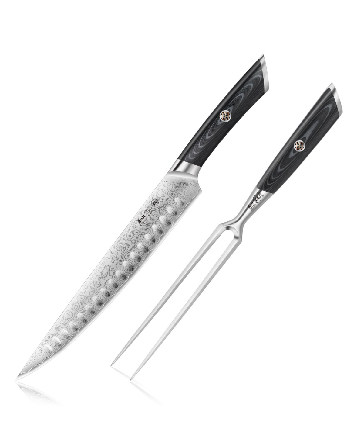 Click here for Cangshan Kuro Series Steel 2-Pc. Carving Knife Set... prices