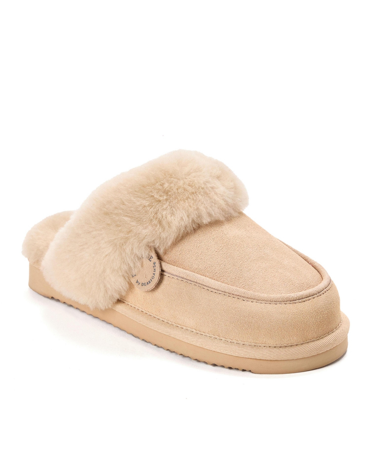 Click here for Dearfoams Womens Melville Genuine Shearling Scuff... prices