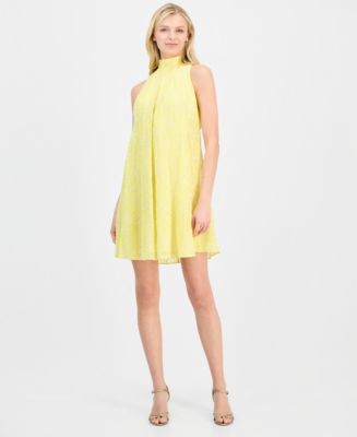 Robbie Bee Women's Mock-Neck Shift Dress - Macy's