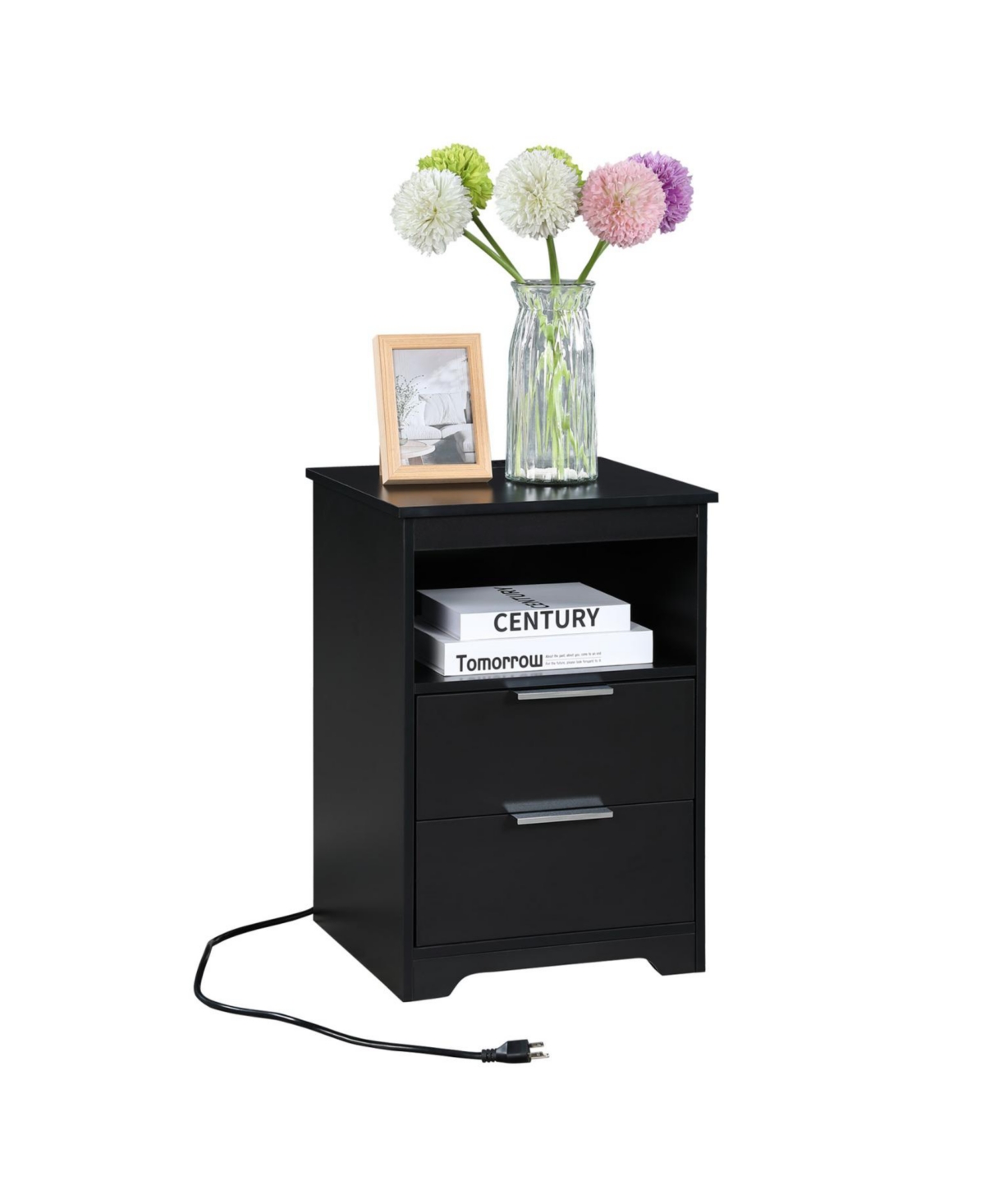 Click here for Streamdale Furniture Nightstand with Charging Stat... prices