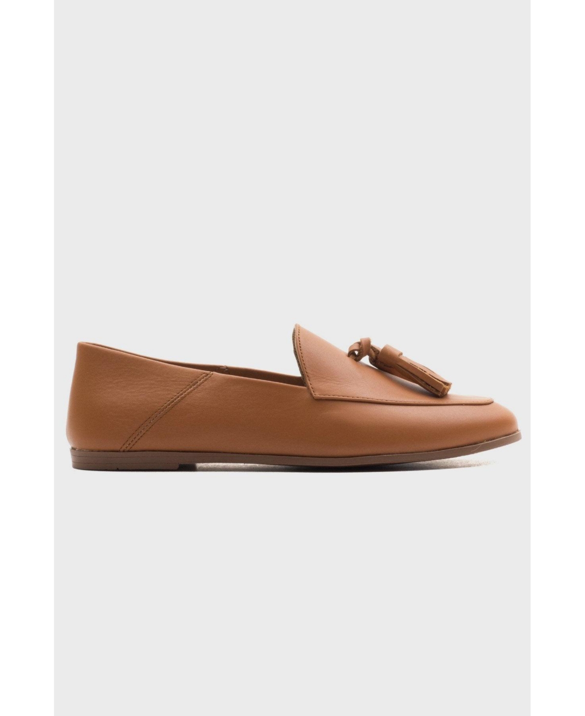 Click here for Mona Soft Leather Tassel Loafer - Cognac leather prices