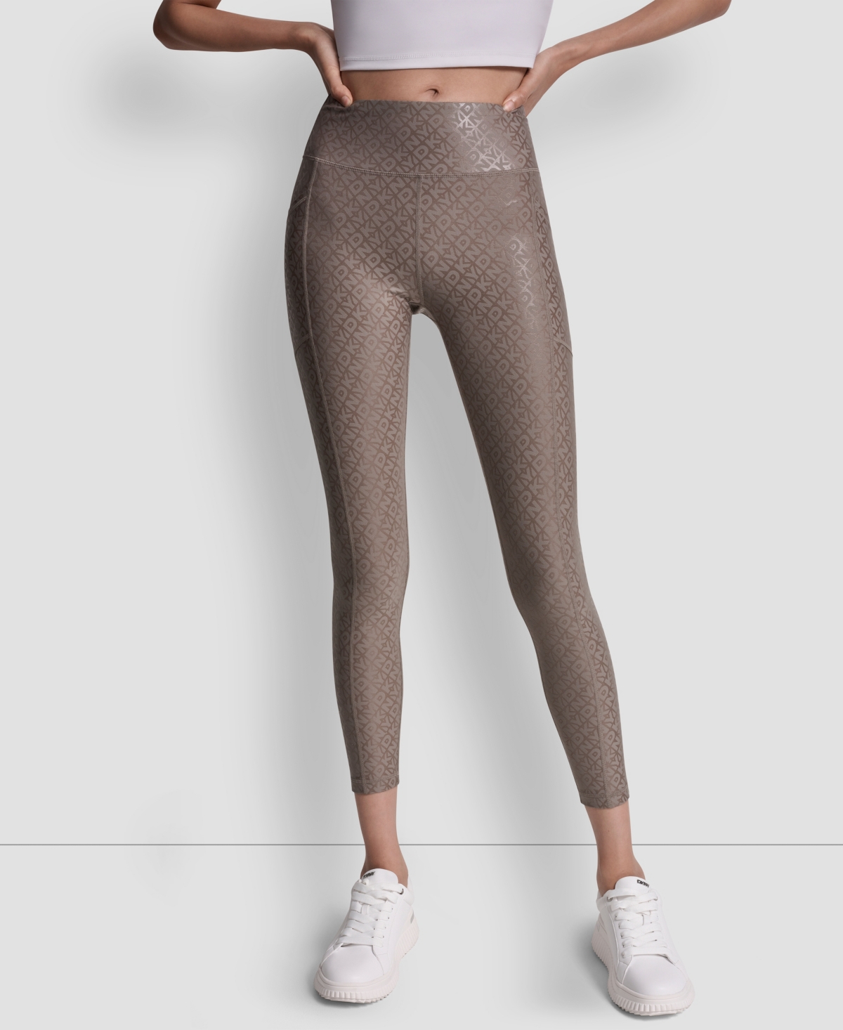 Click here for Dkny Womens Printed High-Wasit Fitness Tights - Da... prices