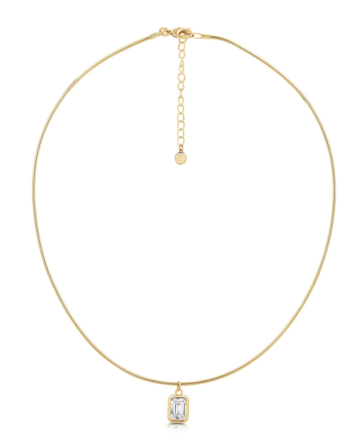 Click here for And Now This Snake Chain Cubic Zirconia Drop Neckl... prices