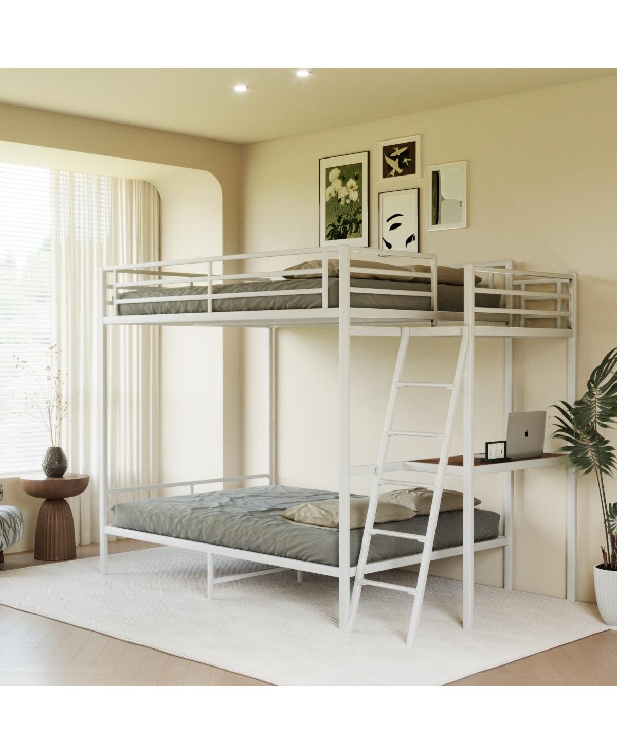 Click here for Streamdale Furniture White full size bunk bed with... prices