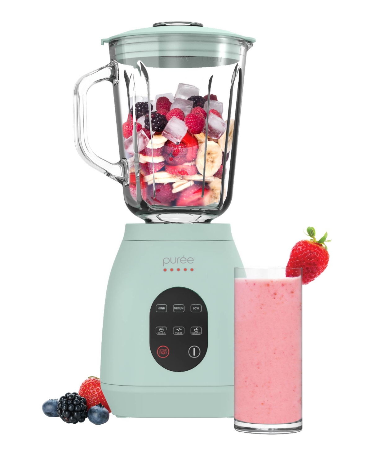 Click here for Tzumi Puree 1.5 Liter Led Touchscreen Blender - Sa... prices