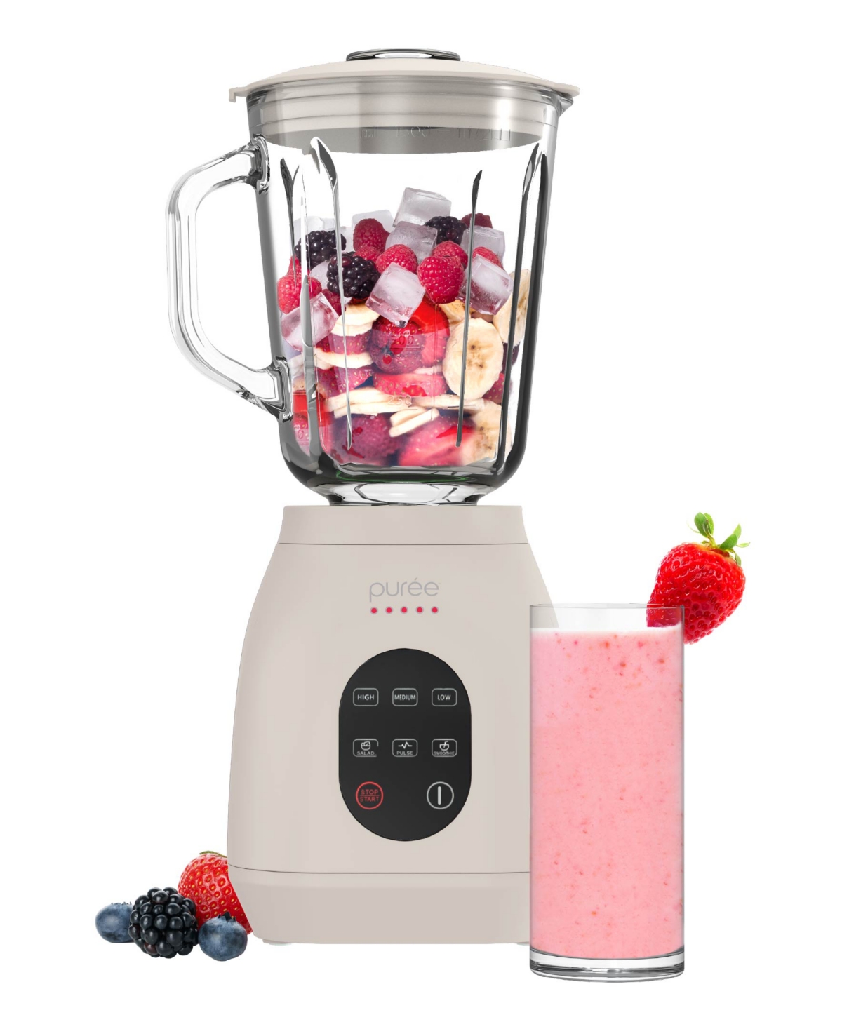 Click here for Tzumi Puree 1.5 Liter Led Touchscreen Blender - Gr... prices
