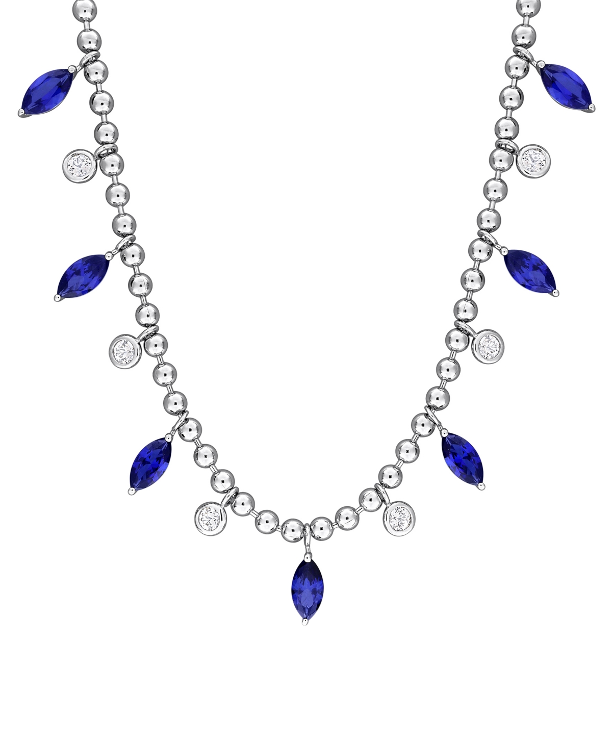 Click here for Macys Lab Grown Blue Sapphire (4-7/8 ct. t.w.) and... prices