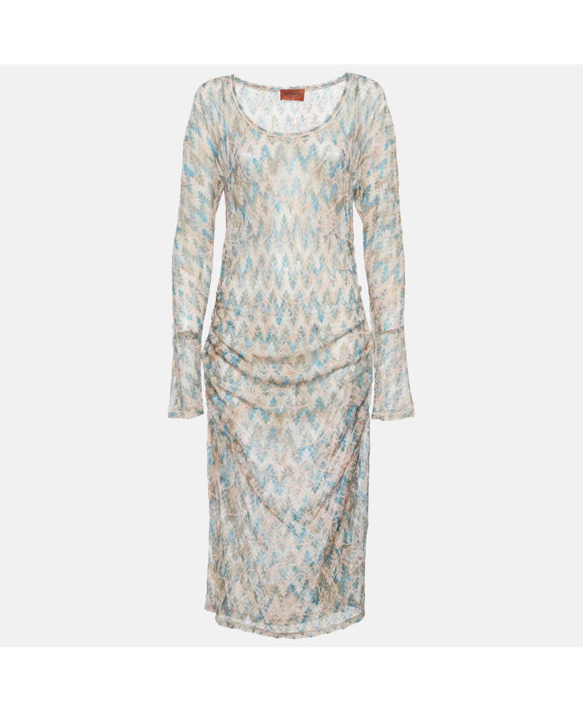 Click here for Pre-Owned Missoni Womens Multicolor Patterned Knit... prices