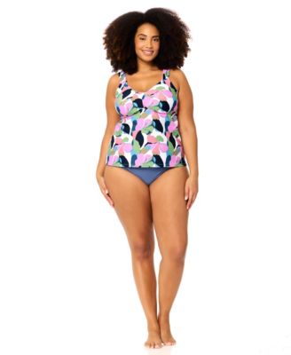 Click here for Raisins Curve Womens Plus Size Rimini Tankini Top... prices