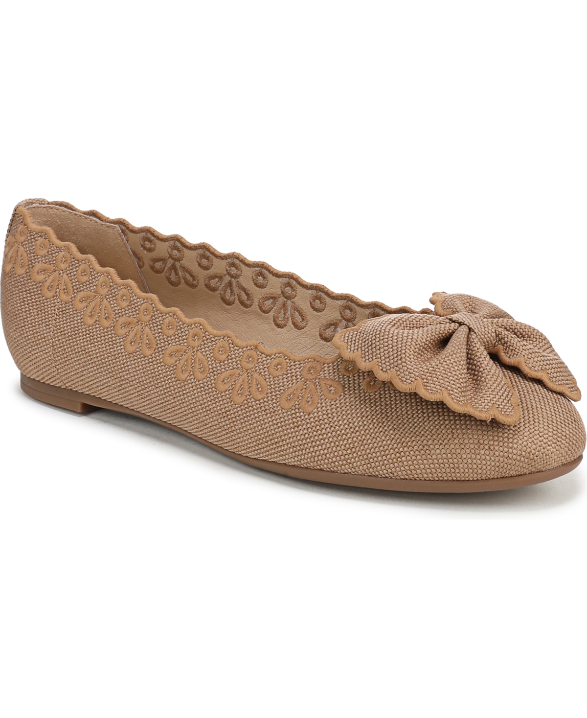 Click here for Sam and Libby Womens Carlin Ballet Flats - Tan Eye... prices