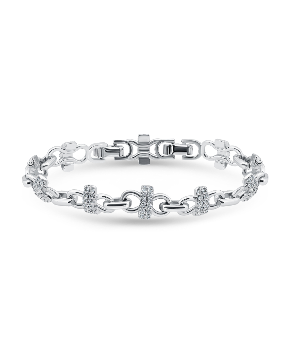 Click here for Macys 1 5/8 ct. t.w Glass Stone Pave Bars Between... prices