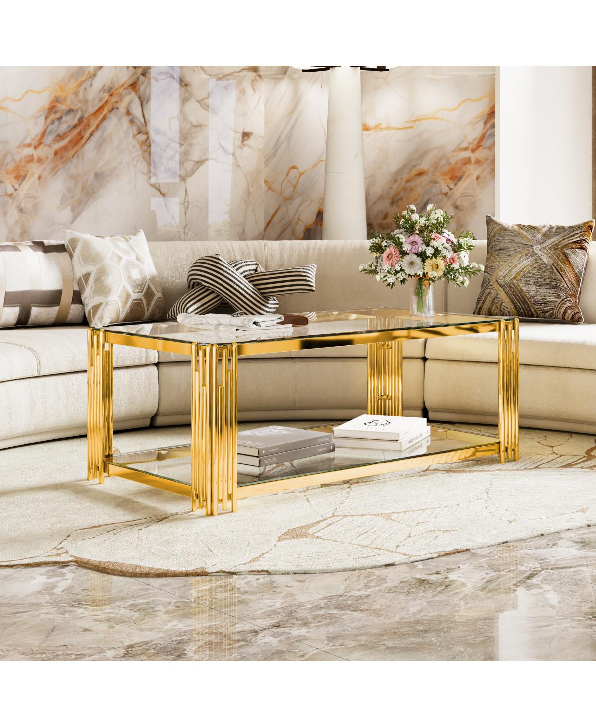 Click here for Streamdale Furniture Modern Black Mirror Coffee Ta... prices