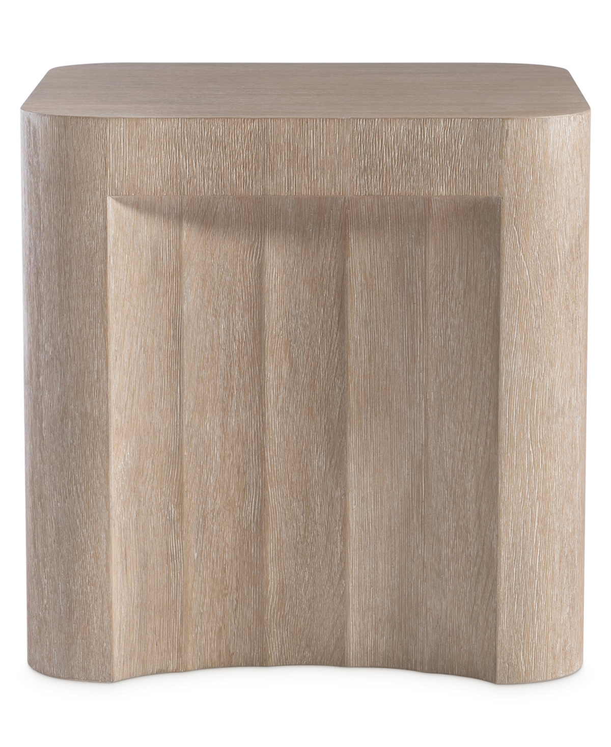 Click here for Bernhardt 22 Wood Loggia Scalloped Side Table - Me... prices