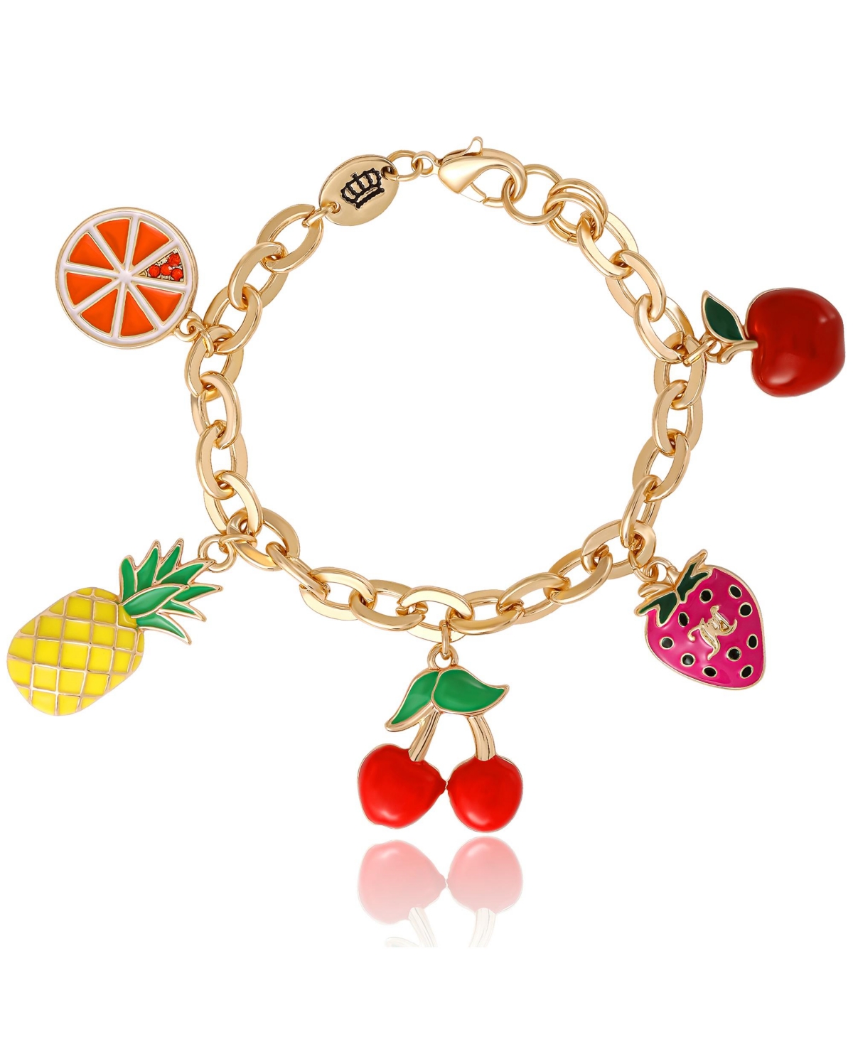 Click here for Juicy Couture Tropical Fruit Charm Bracelet - Gold prices