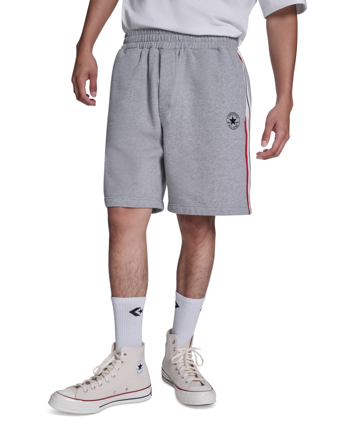 Click here for Converse Mens Chuck Regular-Fit Shorts - Vintage g... prices