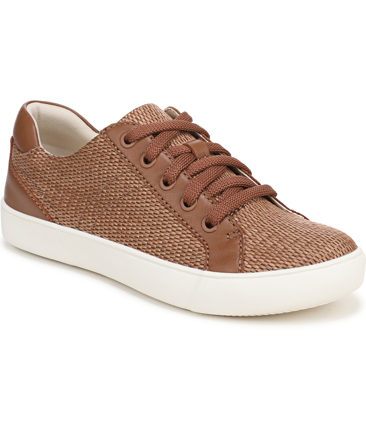 Click here for Naturalizer Morrison Lace Up Sneakers - Walnut Bro... prices
