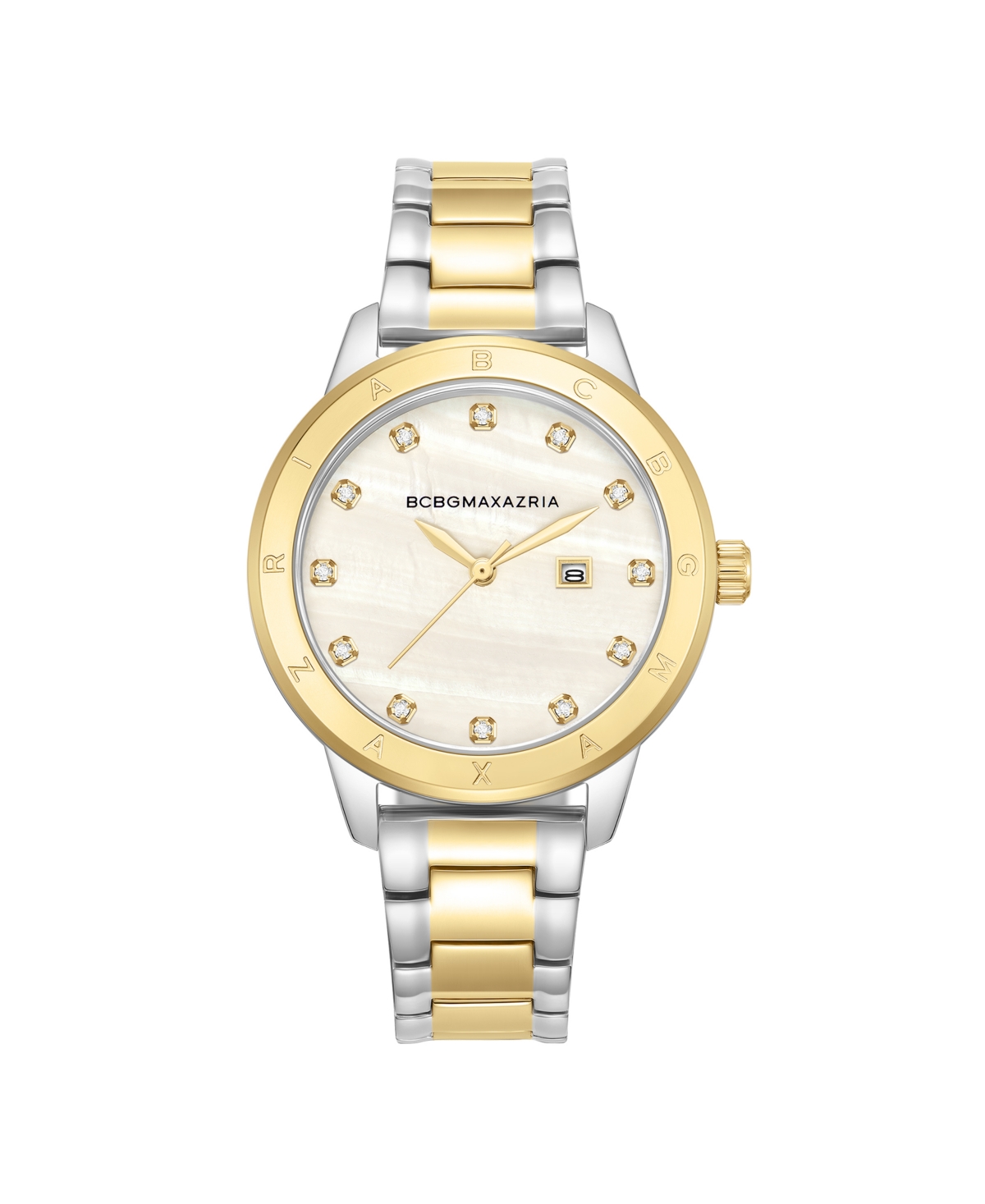 Click here for Bcbgmaxazria Womens Quartz Two-Tone Stainless Stee... prices