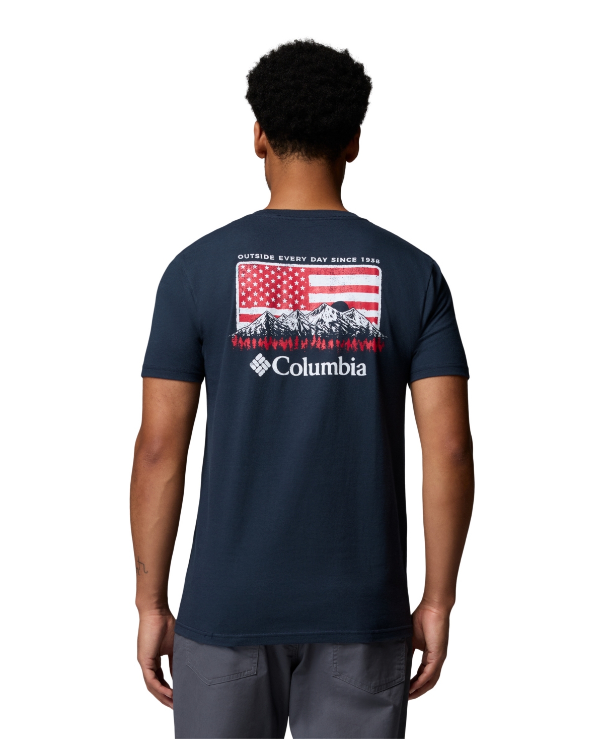 Click here for Columbia Mens Jamie Graphic T-Shirt - Columbia Nav... prices