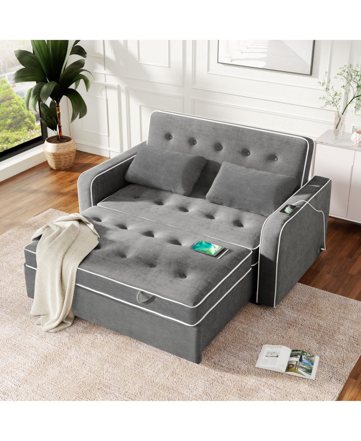 Click here for Streamdale Furniture 61.4" Sleeper Sofa Bed w... prices