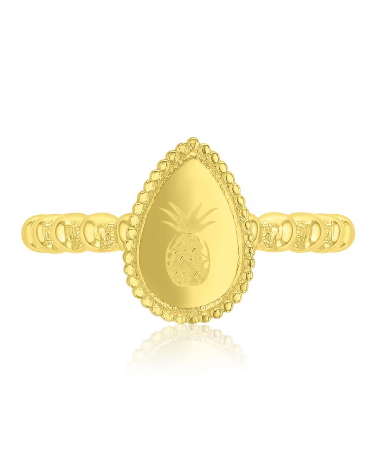 Click here for Roxy Waterproof Yellow Pineapple Beads Ring - Gold prices