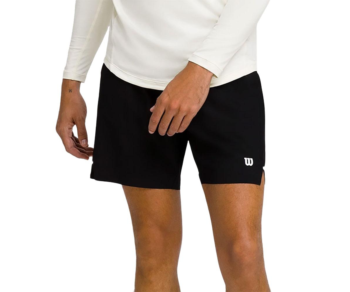 Click here for Wilson Mens Tournament V2 7 Inch Tennis Shorts - B... prices