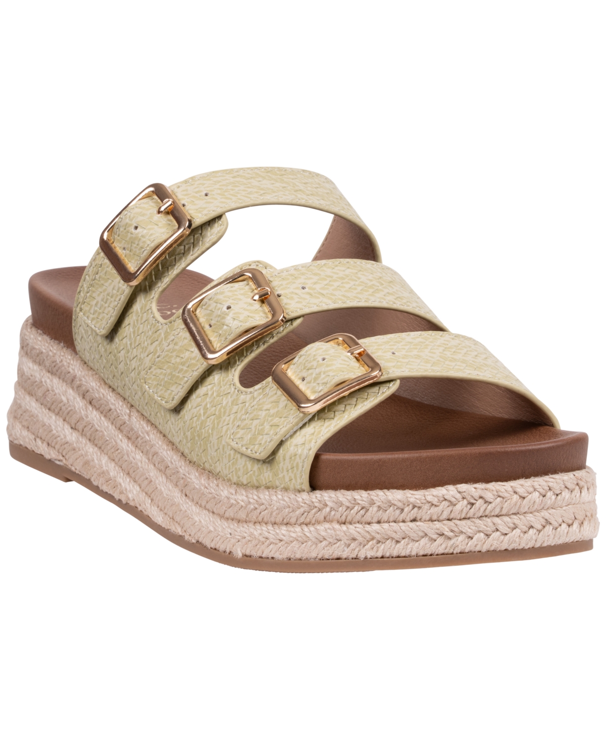 Click here for Gc Shoes Womens Fabulist Triple Buckle Espadrille... prices