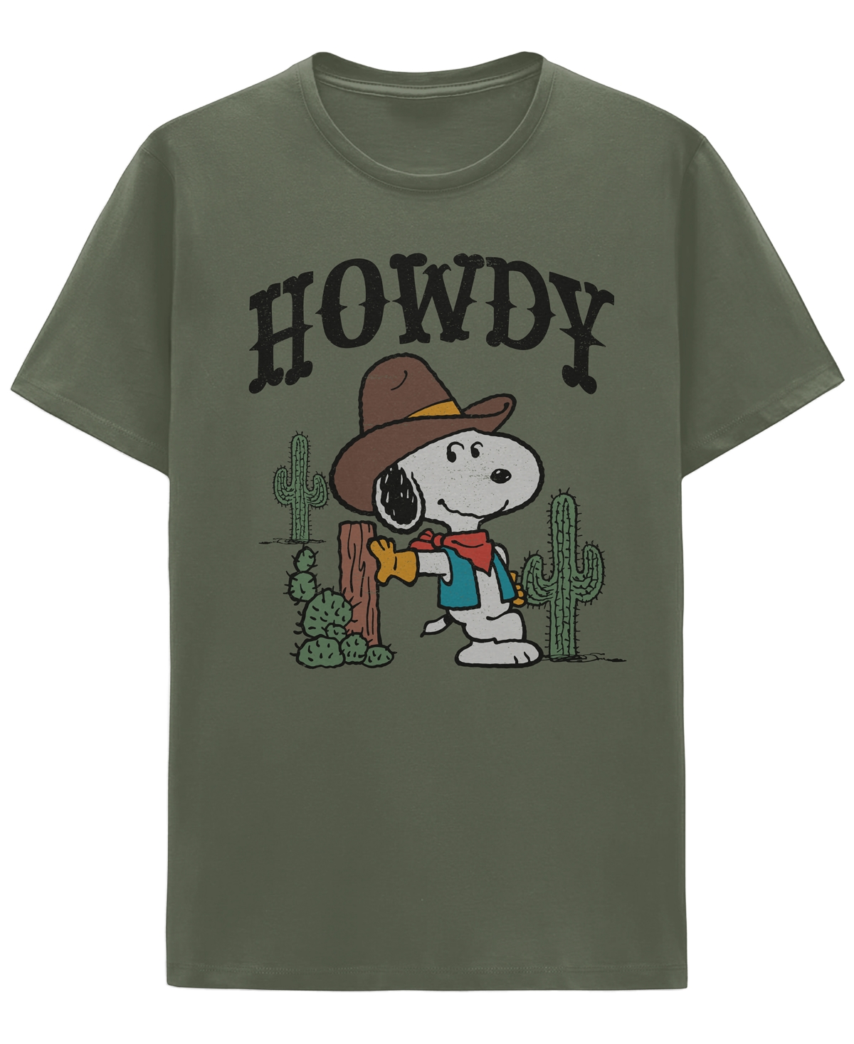Click here for Hybrid Apparel Mens Snoopy Howdy Partner Crewneck... prices