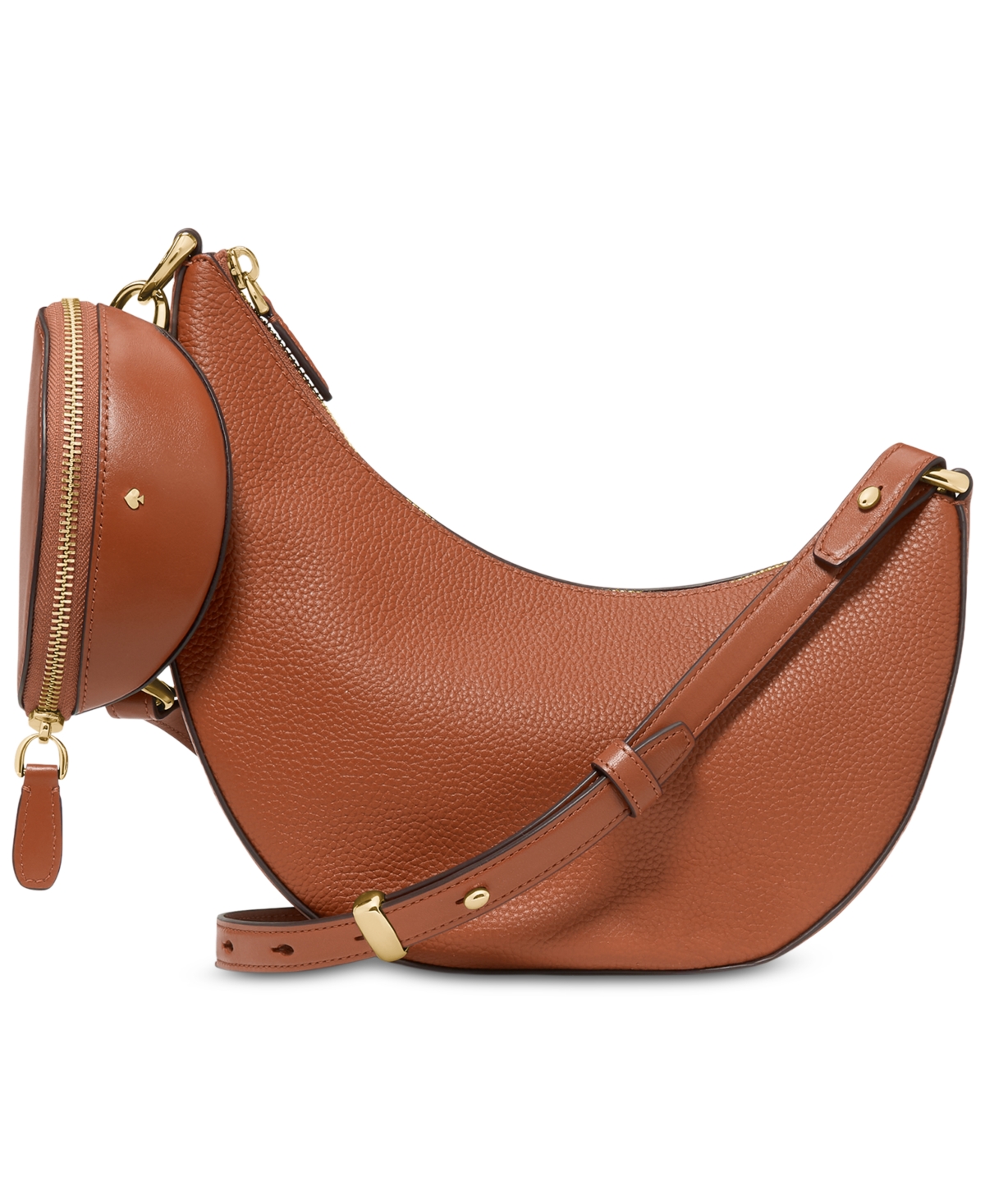 Click here for kate spade new york Duo Small Pebbled Leather Cros... prices