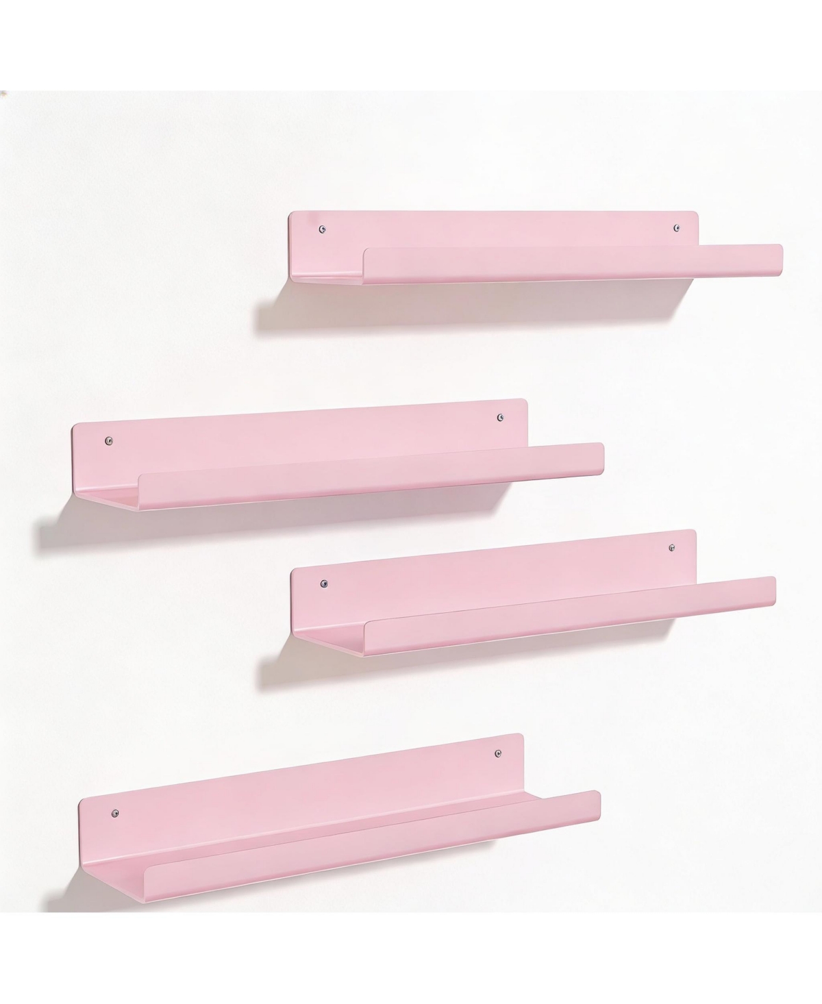 Click here for Yigii 4 Pack Acrylic Wall Shelves - Space Saving... prices