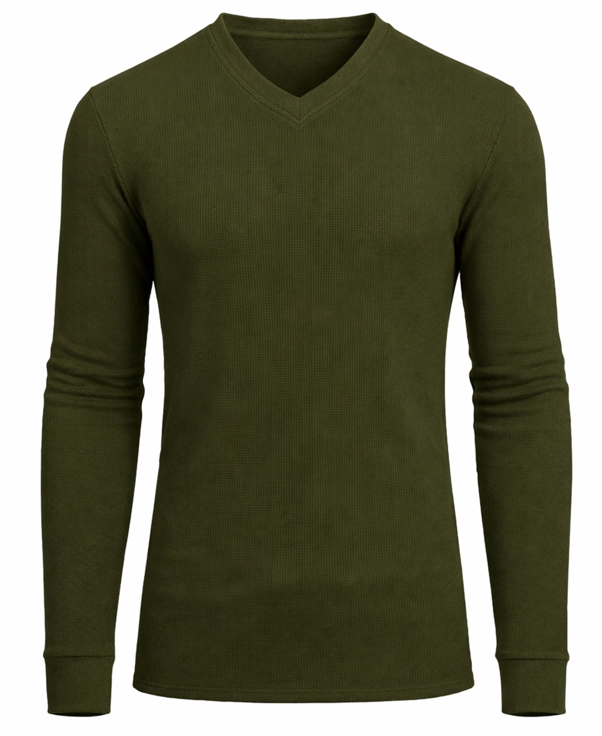 Click here for Galaxy By Harvic Mens Long-Sleeve Waffle-Knit V-Ne... prices